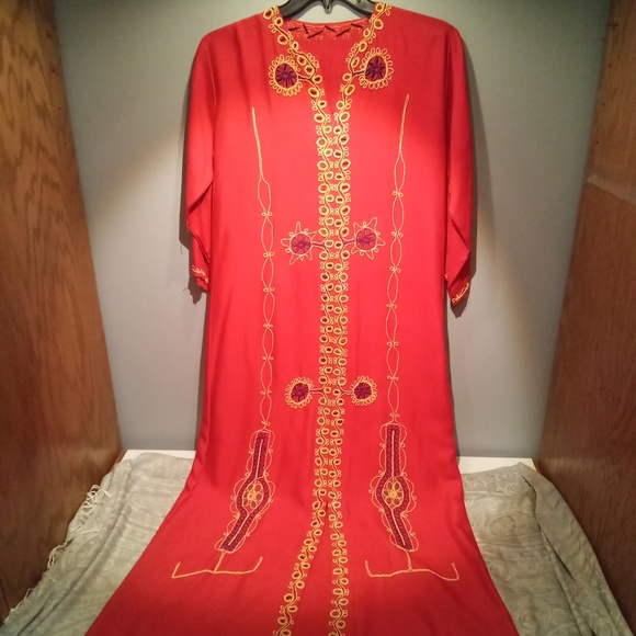 Hand Crafted | Dresses | Vintage Moroccan Kafton Dress | Poshmark